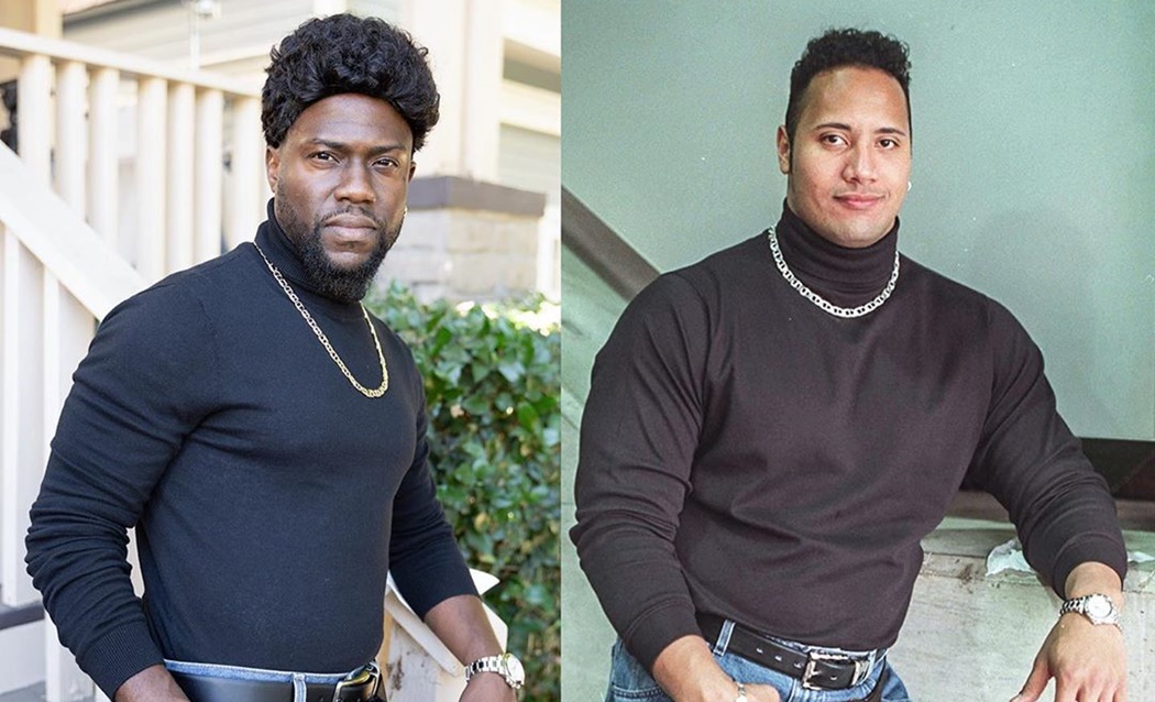 Kevin Hart iskopirao legendarni izgled The Rocka